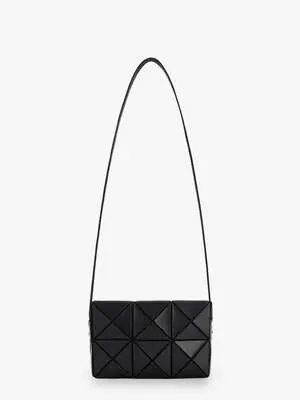 Issey Miyake Cuboid Shoulder Bag With Geometric Pattern