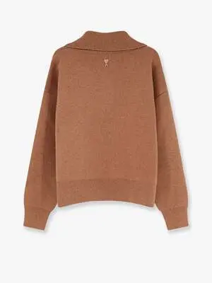 AMI Paris Wool Knit Cardigan