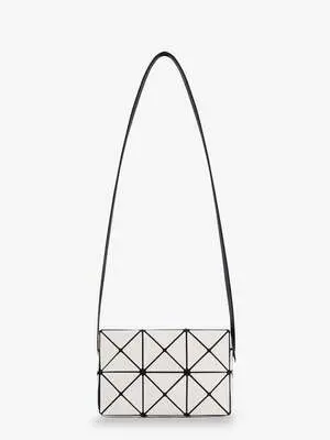 Issey Miyake Cuboid Shoulder Bag With Geometric Pattern