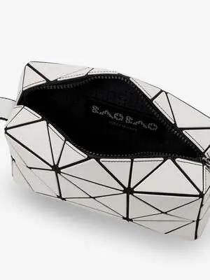 Issey Miyake Cuboid Shoulder Bag With Geometric Pattern