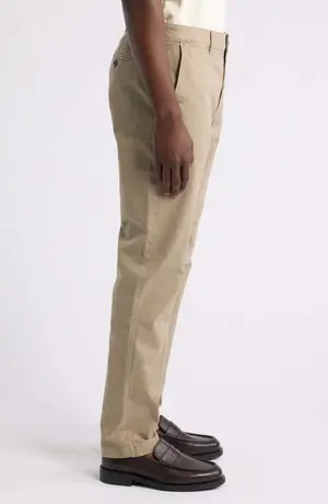 FLINT AND TINDER BY HUCKBERRY 365 Straight Leg Chino Pants - Khaki