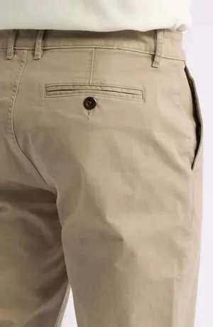 FLINT AND TINDER BY HUCKBERRY 365 Straight Leg Chino Pants - Khaki