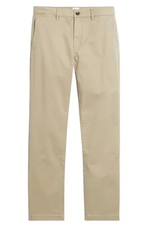 FLINT AND TINDER BY HUCKBERRY 365 Straight Leg Chino Pants - Khaki