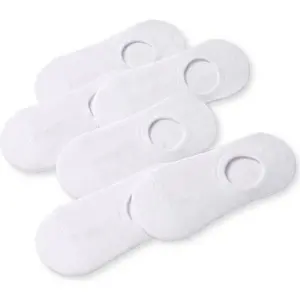 Sam Edelman 6-pack Sneaker Liner No-show Socks - White