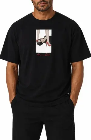 MACEOO Marthyr Graphic T-shirt - Black