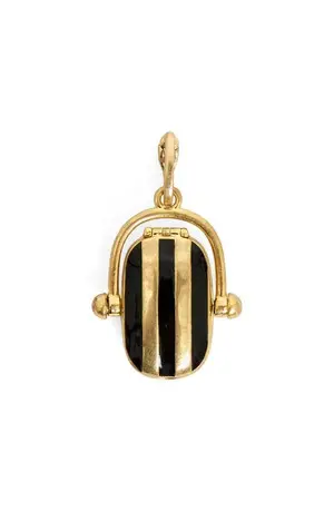 Clare V. Comme Ci Comme Ca Locket Charm - Lapis