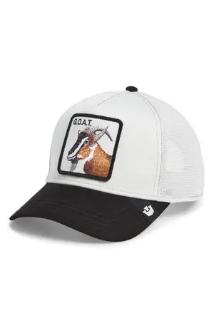 GOORIN BROS Greatest Goat Patch Snapback Trucker Hat - Digital/void