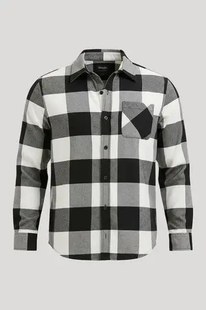 CLOUDVEIL Technical Flannel Shirt - Black