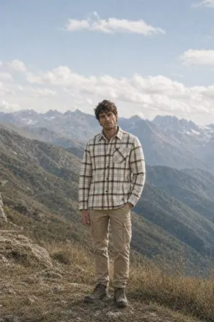 CLOUDVEIL Technical Flannel Shirt - Tan
