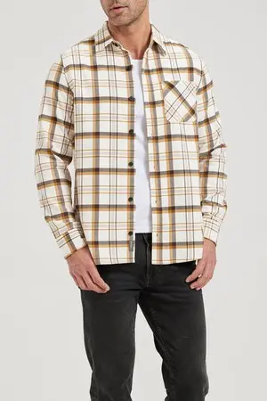 CLOUDVEIL Technical Flannel Shirt - Tan