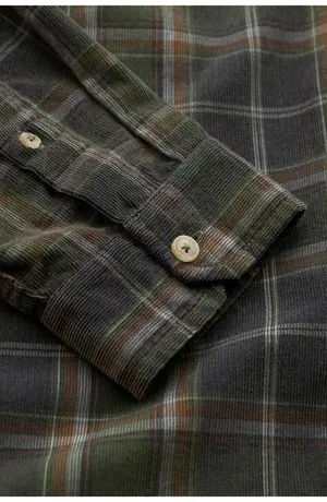 SEASALT CORNWALL Shoreman Plaid Organic Cotton Shirt