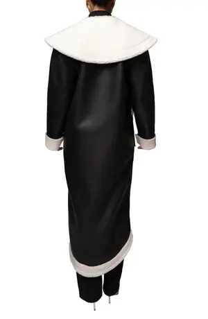 JLUXLABEL Jaida Reversible Faux Shearling Coat