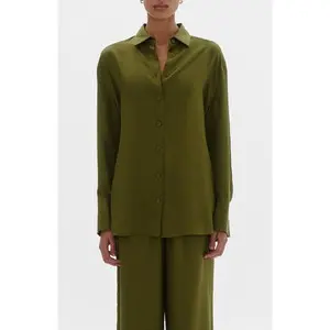 Nude Lucy Tilly Tencel Shirt - Cypress