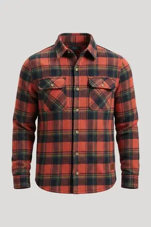 CLOUDVEIL Fargo Bonded Fleece Shirt Jacket - Orange