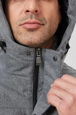 CLOUDVEIL Truckee Herringbone Down Jacket - Grey Heather