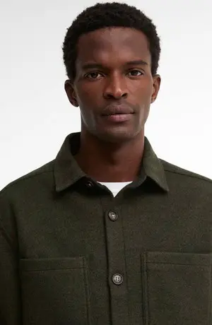 Barbour Marltown Wool Blend Shirt Jacket