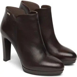 NEROGIARDINI Platform Bootie - Chocolate