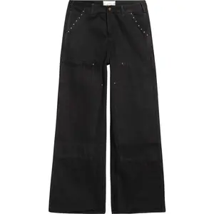 NOTHING GROWS OVERNIGHT Steel Toe Double Knee Baggy Jeans