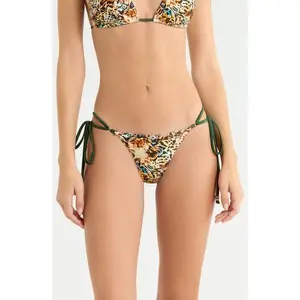 KULANI KINIS Side Tie Thong Bikini Bottoms - Sundaze