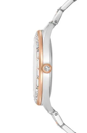 SWAROVSKI Matrix Crystal Bracelet Watch - Silver Multi Tone