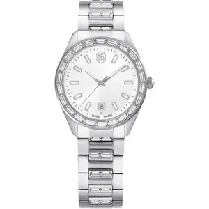 SWAROVSKI Matrix Crystal Bracelet Watch - Silver Tone