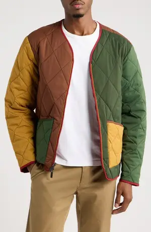 MALBON Segment Reversible Quilted Jacket - Multi