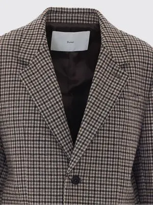 DUNST Single-breasted Cropped Blazer In Pure Cashmere With Lapel Collar - Black