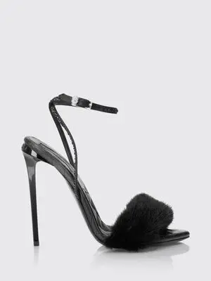 Philipp Plein Heeled Sandal - Black