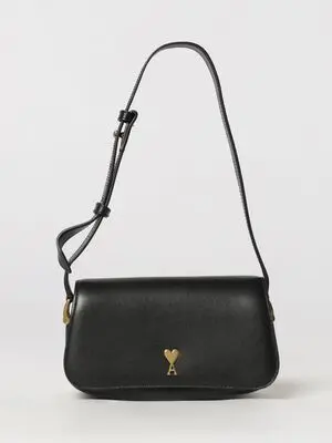 AMI Paris Shoulder Bag - Black