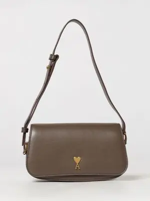 AMI Paris Shoulder Bag Men Brown