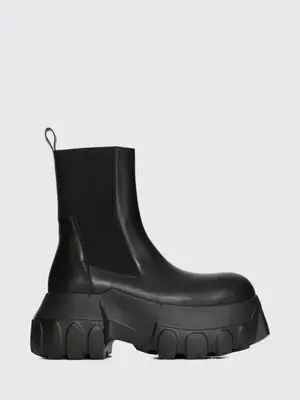 Rick Owens Flat Ankle Boot - Black