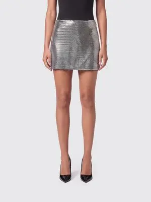 Philipp Plein High-waisted Rhinestone-embellished Slim Fit Pencil Mini Skirt
