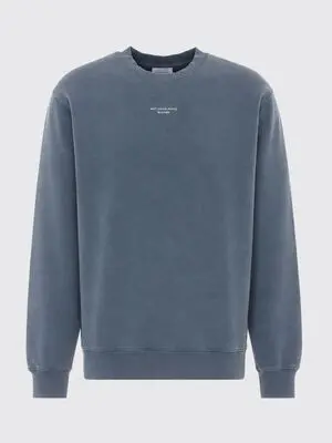 Drole De Monsieur Relaxed Fit Cotton Crewneck Jumper With Contrast Logo