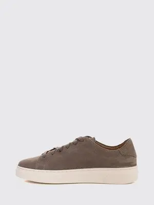 BOSS Suede Low Top Trainers With Tone-on-tone Logo - Brown