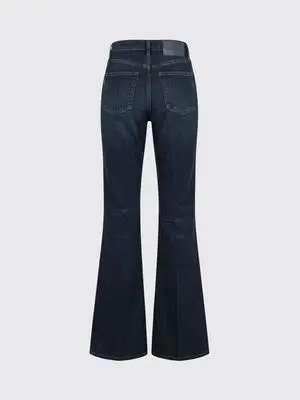 HAIKURE Flora High-waisted Flared Slim-fit Jeans In Cotton Denim