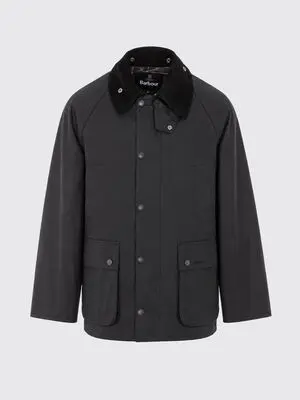 Barbour Os Bedale Waxed Cotton Jacket With Velvet Collar