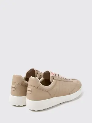 Camper Pelotas Xlf Calfskin Leather Low-top Sneakers With Eva Sole - Beige