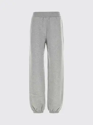 JIL SANDER Cotton Joggers With Contrast Logo And Elasticated Waistband - Grey