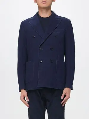 CIRCOLO 1901 Double-breasted Cotton Blazer With Lapel Collar And Patch Pockets