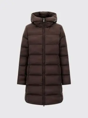 COLMAR Quilted Knee-length Nylon Down Jacket With Hood