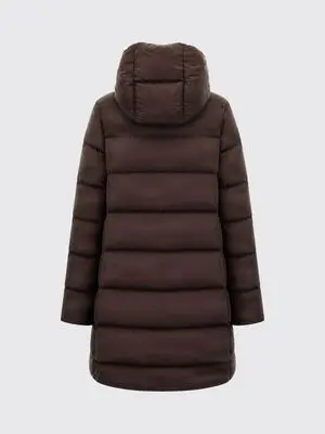COLMAR Quilted Knee-length Nylon Down Jacket With Hood