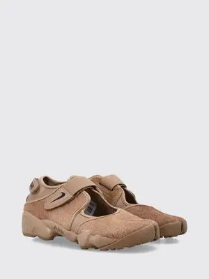 Nike Air Rift Faux Fur Mary Jane Trainers With Tabi Toe - Brown