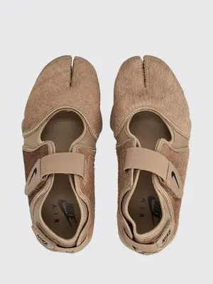 Nike Air Rift Faux Fur Mary Jane Trainers With Tabi Toe - Brown