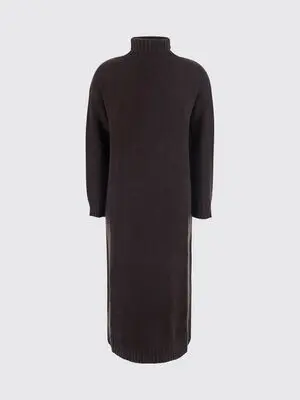 Max Mara Wool And Cashmere Knit Turtleneck Midi Dress