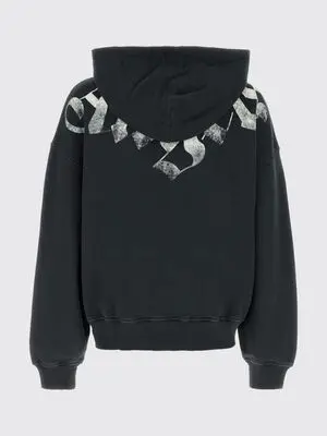 Palm Angels Cotton Zip-up Hoodie With Logo Print
