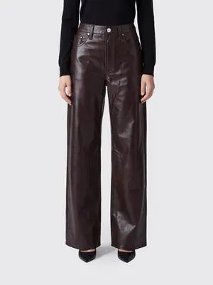 AGOLDE Mid-rise Baggy Wide-leg Trousers In Recycled Leather