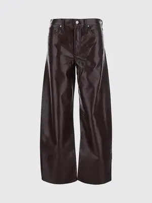 AGOLDE Mid-rise Baggy Wide-leg Trousers In Recycled Leather