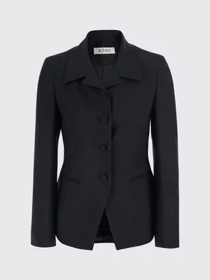 RÓHE Single-breasted Wool And Mohair Blazer With Peak Lapels