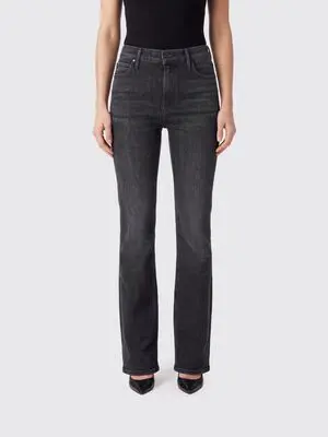 MOTHER Dazzler Skimp High-waisted Cropped Skinny Jeans In Cotton Denim - Grey