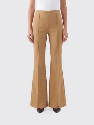 TALLER MARMO High-waisted Flared Trousers In Cotton Blend